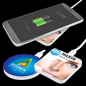 Promotional Wireless Chargers & Branded Charging Pads With Your Logo!