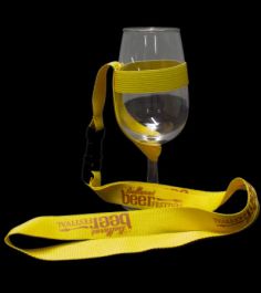 Detachable Wine Glass Lanyards Custom Branded At LOW Prices