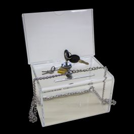 Charity Donation Box with Chain | Dynamic Gift NZ - Promotional Gifts ...